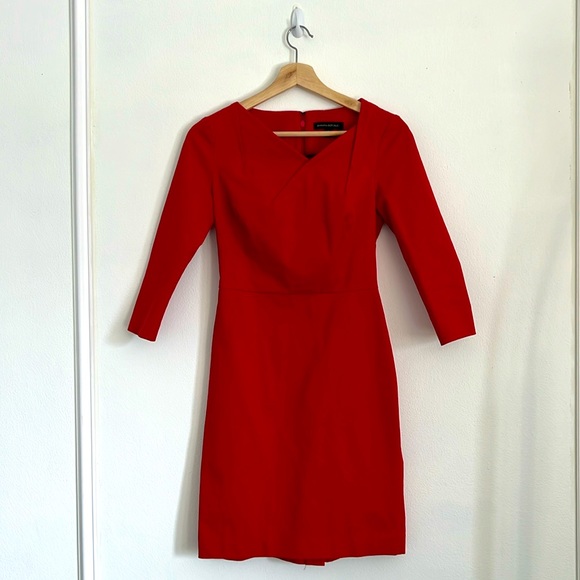 Banana Republic | Dresses | Banana Republic Red Dress | Poshmark